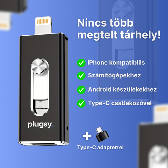 Plugsy™ - 4 az 1-ben Univerzális Pendrive – plugsy.hu